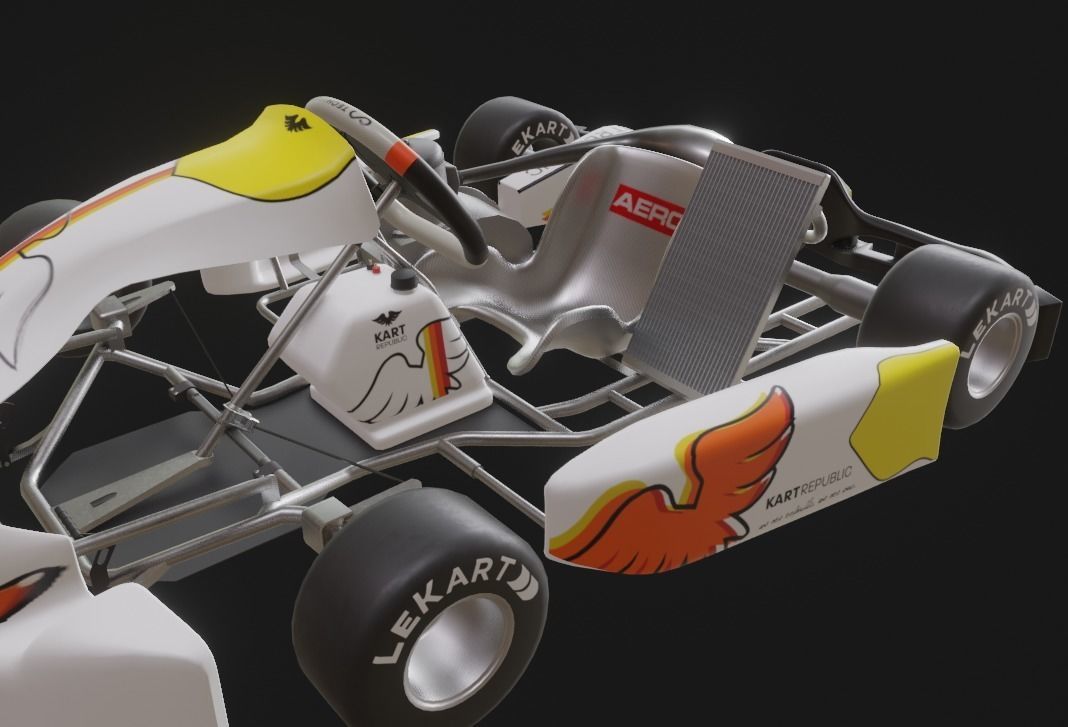 3D model Go Kart KartRepublic VR / AR / low-poly | CGTrader