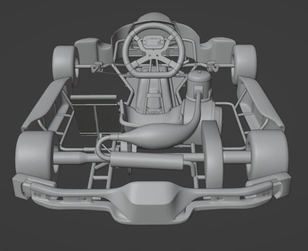 3D model Go Kart KartRepublic VR / AR / low-poly | CGTrader