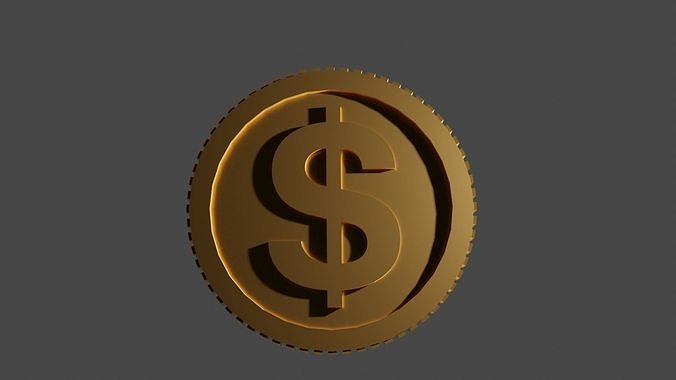 coin model 3D model | CGTrader
