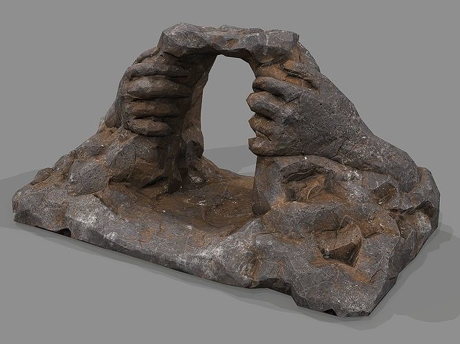 3D model Cave Entrance cliff rock 01 VR / AR / low-poly | CGTrader