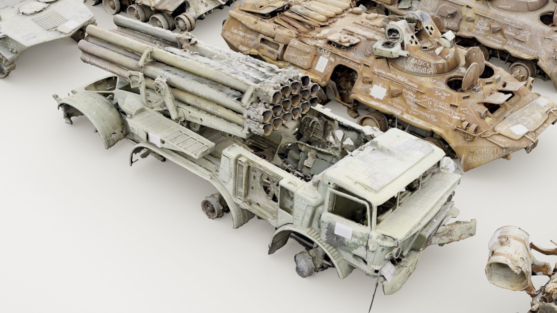 Destroyed russian armored vehicles Vol2 3D model | CGTrader