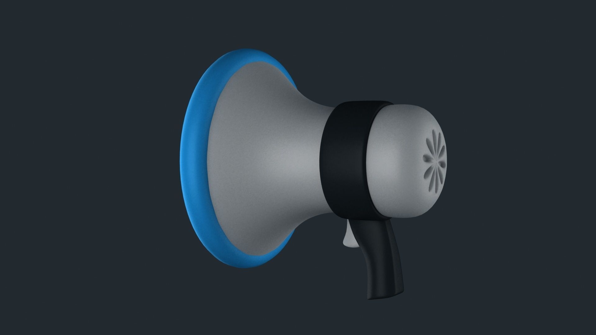 Cartoon hand mic and microphone speaker 3D model | CGTrader