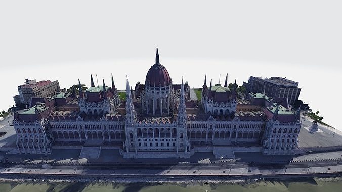 The Hungarian Parliament Building in Budapest 3D model | CGTrader