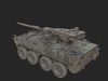 3D model 3 coatings of USA M1128 STRYKER Mobile Gun System MSG VR / AR ...