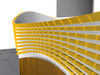 Parametric Wavy Reception Desk 3D model | CGTrader