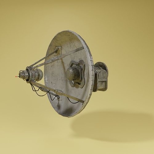 Radar Dish Model 3D model | CGTrader