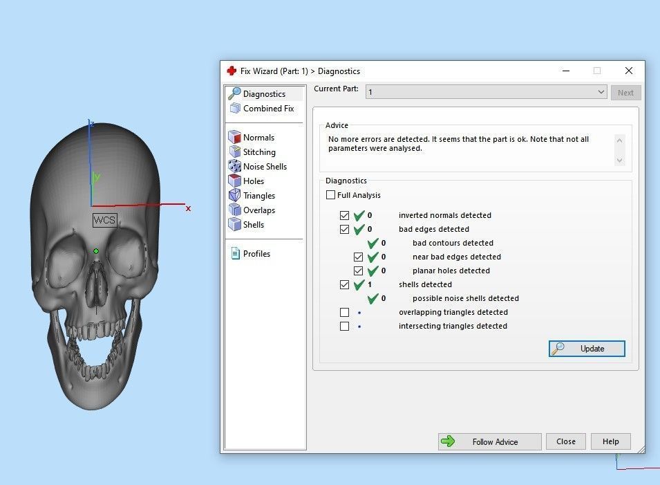 FULL 3D SCULL 3D model 3D printable | CGTrader