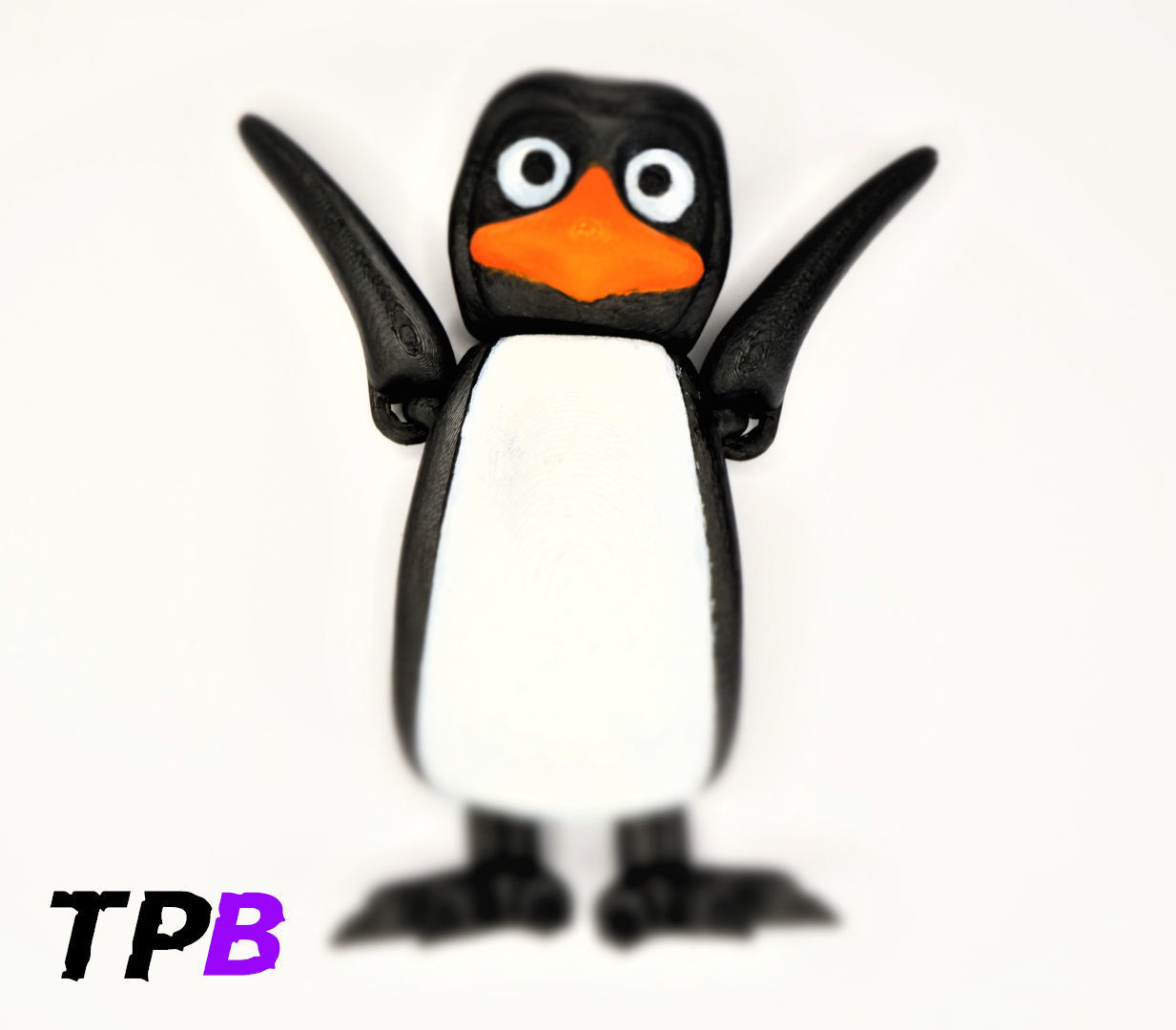 Pingu - Print-in-Place free 3D model 3D printable | CGTrader