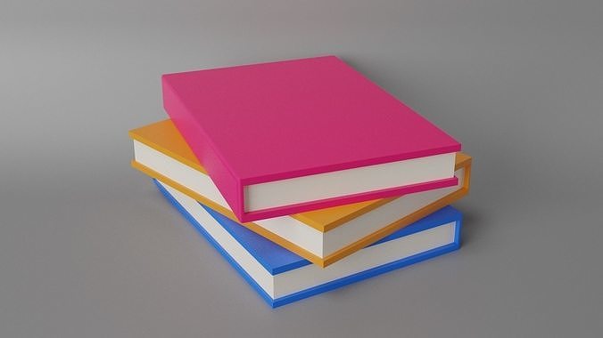 3D model Cartoon Book Pack VR / AR / low-poly | CGTrader