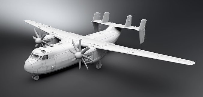 Grumman C2 Greyhound Scale model 3D model 3D printable | CGTrader