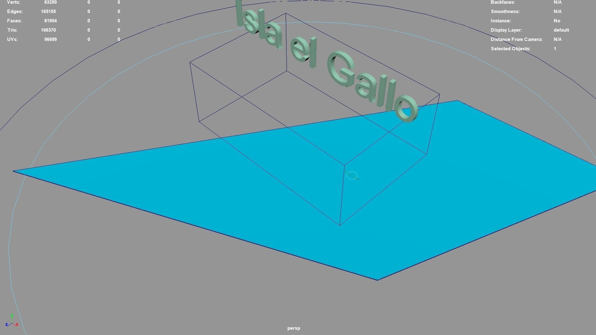 Isla el Gallo Mexico map region geography political geographic 3D model ...