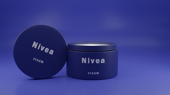 nivea cream model 3D model | CGTrader