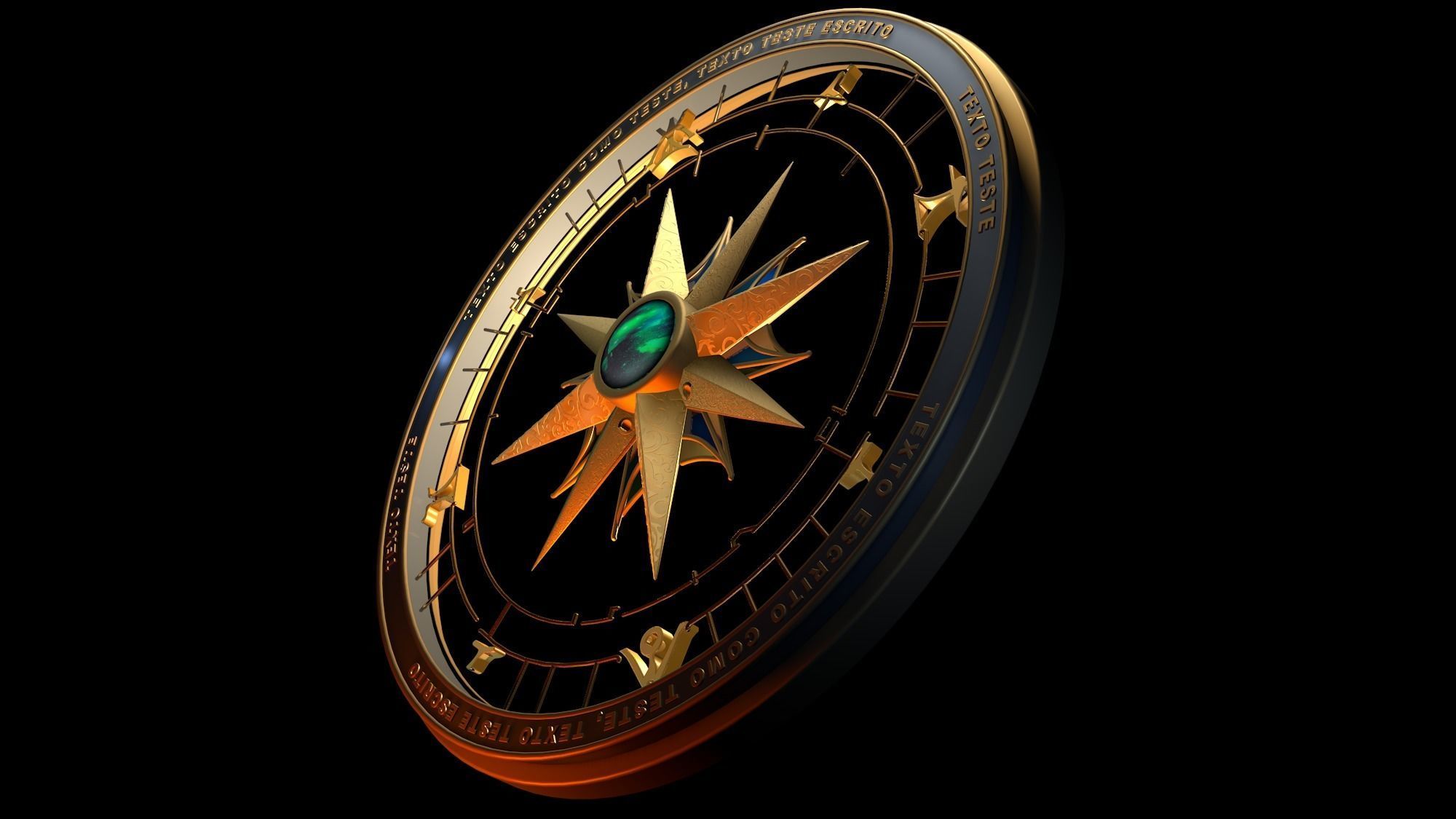Wind Rose Animated in cinema 4D 3D model animated | CGTrader