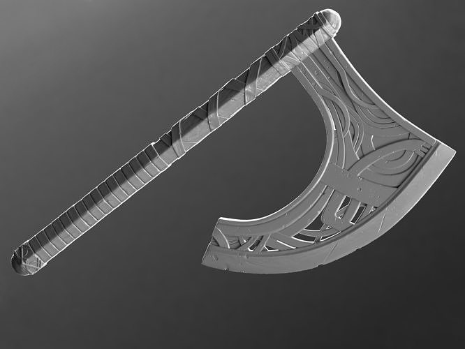 Fantasy Axe 3D model | CGTrader