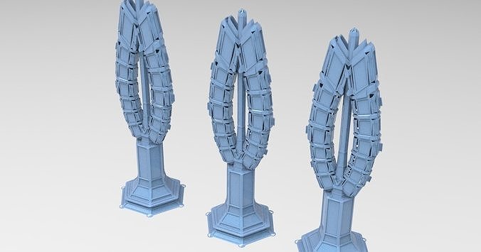 Cyberpunk eye monument 3D model | CGTrader