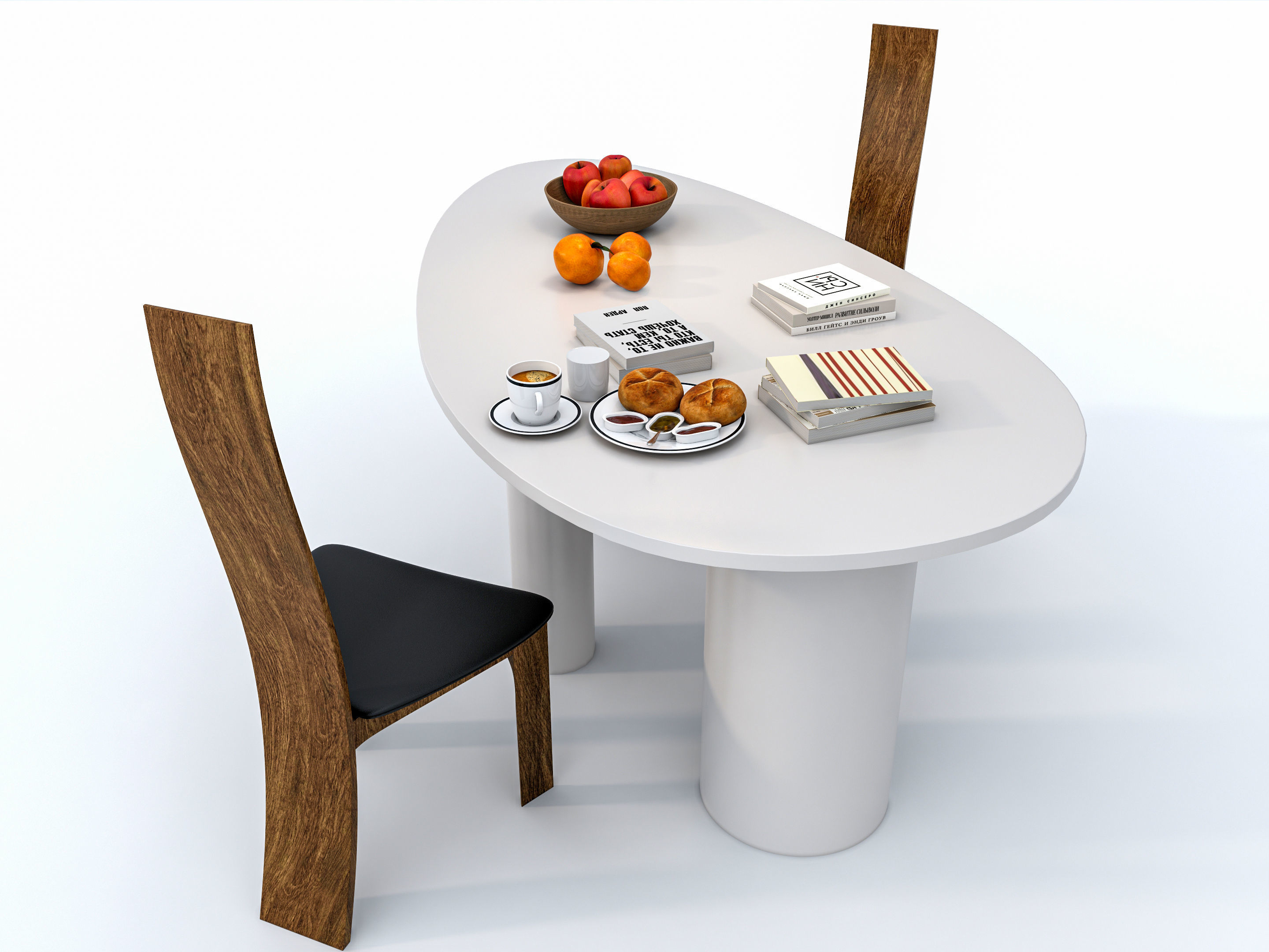 Dining Table Set 3D model | CGTrader