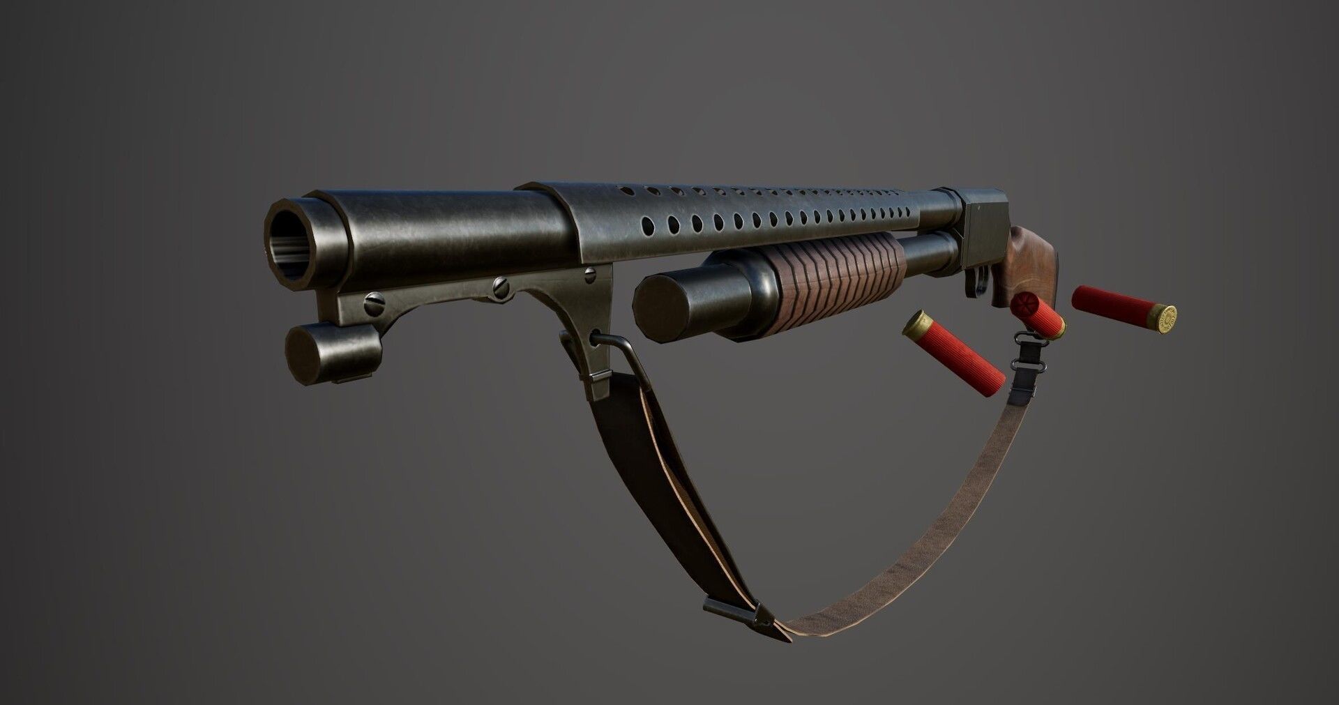 3D model PBR Stevens Model 520-30 VR / AR / low-poly | CGTrader
