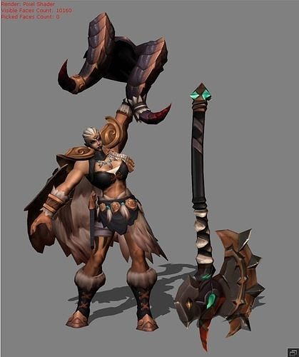 3D model Hilda Power of Wildness skin VR / AR / low-poly | CGTrader