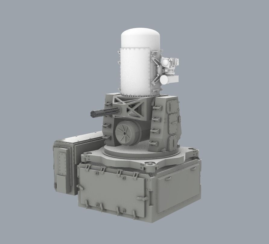 3D model Naval Defense Systems Set - 4 Weapon Models VR / AR / low-poly ...