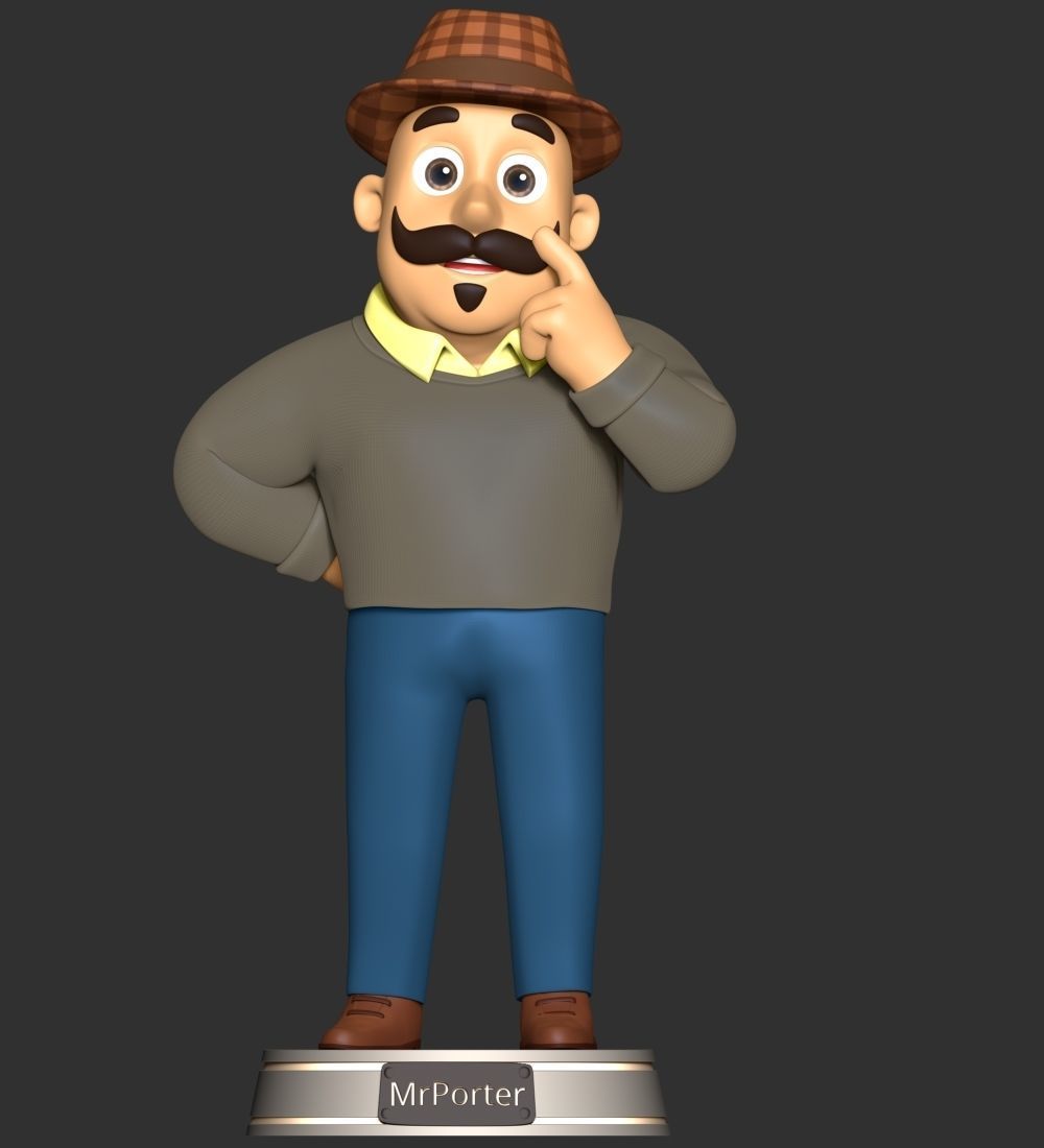 Mr Porter - Paw Patrol 3D model 3D printable | CGTrader