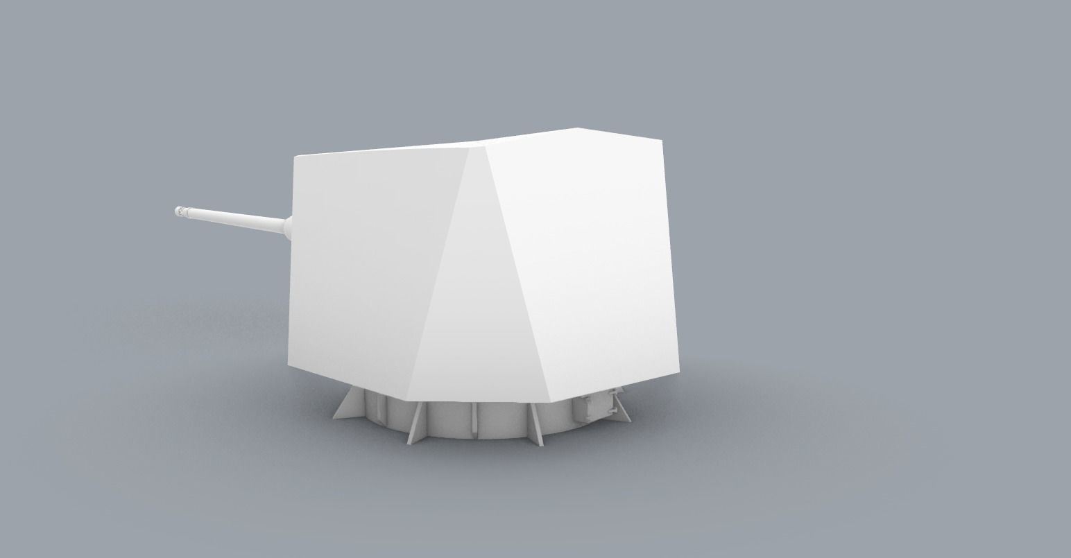 3D model Naval Artillery and Torpedo Systems - 4 Weapon Models VR / AR ...