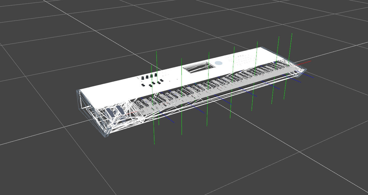 Yamaha Motif ES-7 Synthesizer 3D model | CGTrader