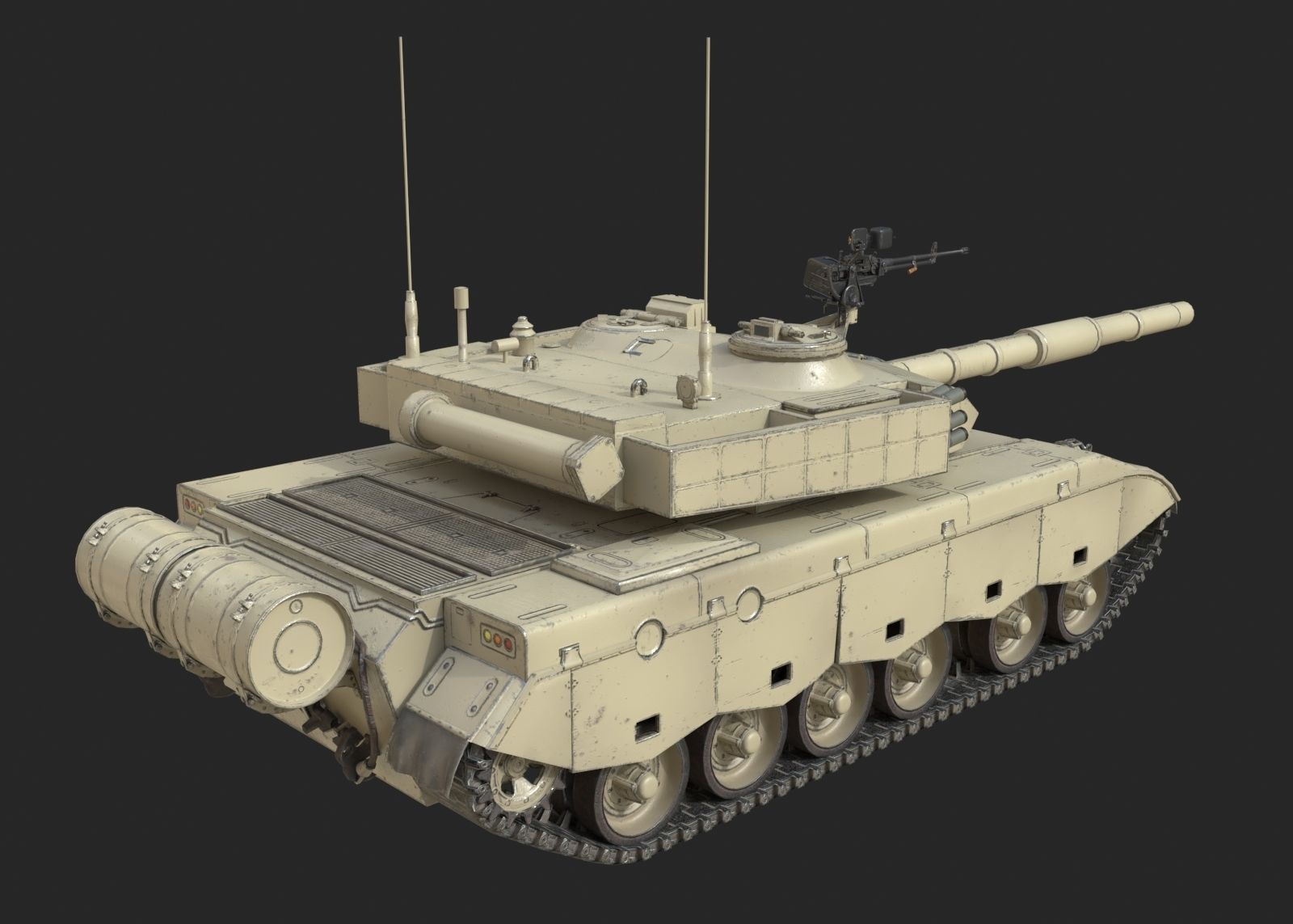 3D model 4 coatings of PLA Army ZTZ96A ZTZ-96A Main Battle Tank MBT VR / AR / low-poly | CGTrader