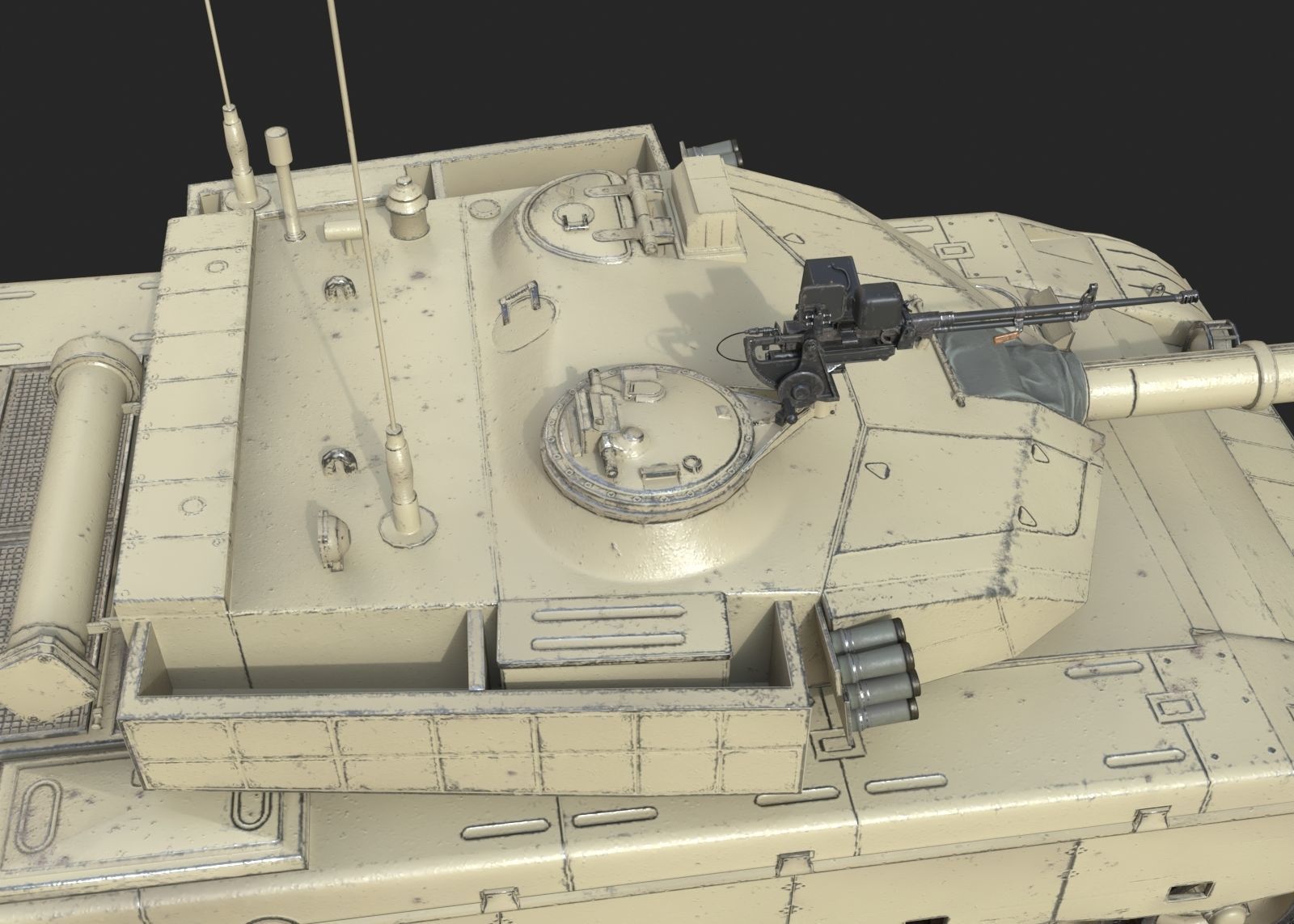 3D model 4 coatings of PLA Army ZTZ96A ZTZ-96A Main Battle Tank MBT VR ...