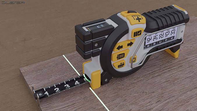 3D model Digital Tape Measure VR / AR / low-poly | CGTrader