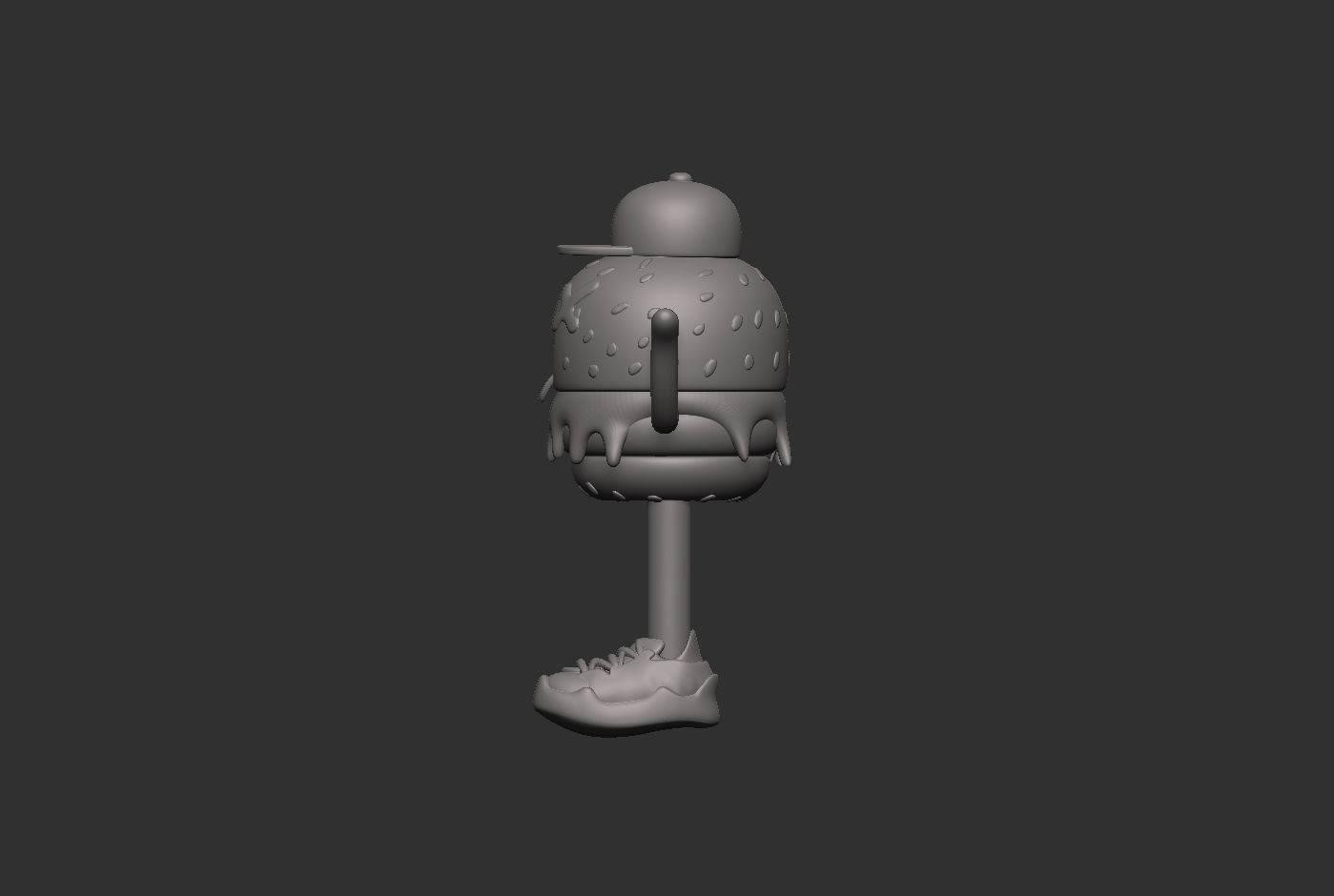 cute burger 3d model for 3d printing 3D model 3D printable | CGTrader