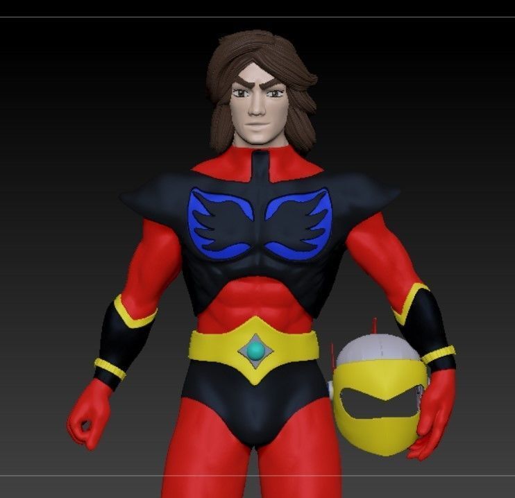 Actarus - Grendizer 3D model 3D printable | CGTrader