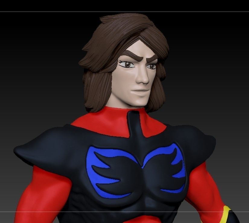 Actarus - Grendizer 3D model 3D printable | CGTrader