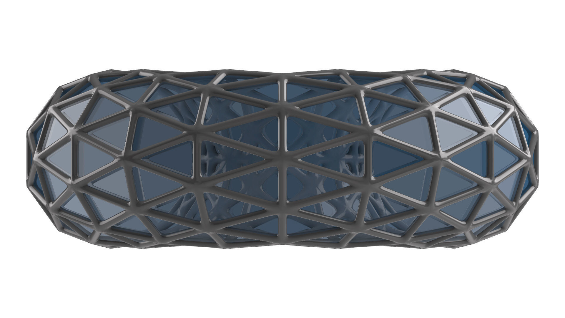 Triangulated Torus Exoskeleton Gemstone 3D model 3D printable | CGTrader
