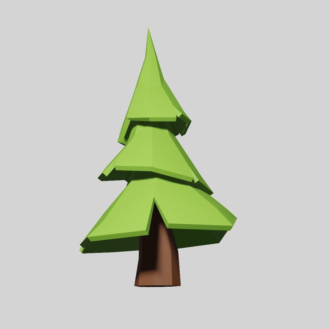 Low poly Tree free VR / AR / low-poly 3D model | CGTrader