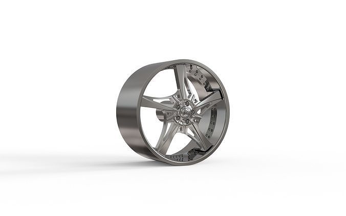 RUCCI FORGED stick CONCAVE WHEEL 3D model 3D printable | CGTrader
