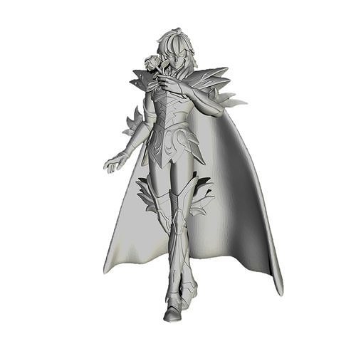 Miniature Saint Seiya - Pisces Aphrodite 3D model 3D printable | CGTrader