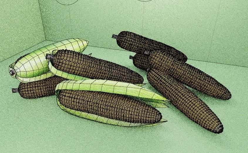3D model Photorealistic Fresh corn VR / AR / low-poly | CGTrader