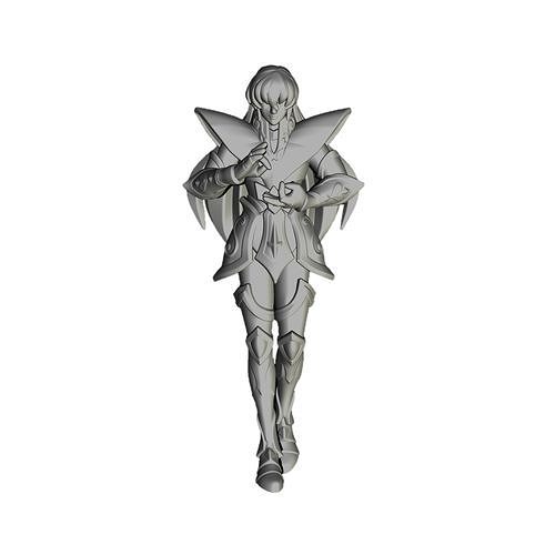 Miniature Saint Seiya Virgo Shaka 3D model 3D printable | CGTrader
