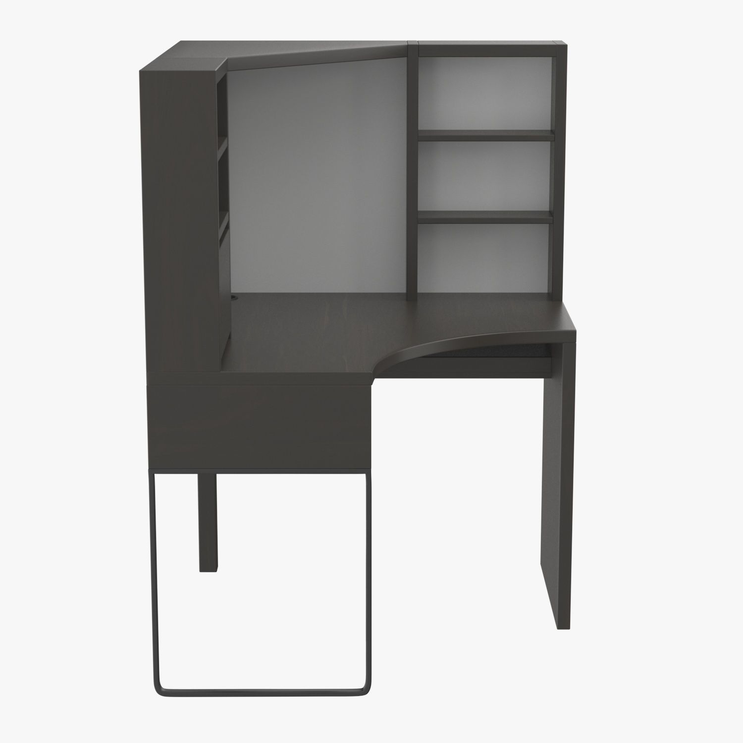 Micke Corner Workstation 3D model | CGTrader