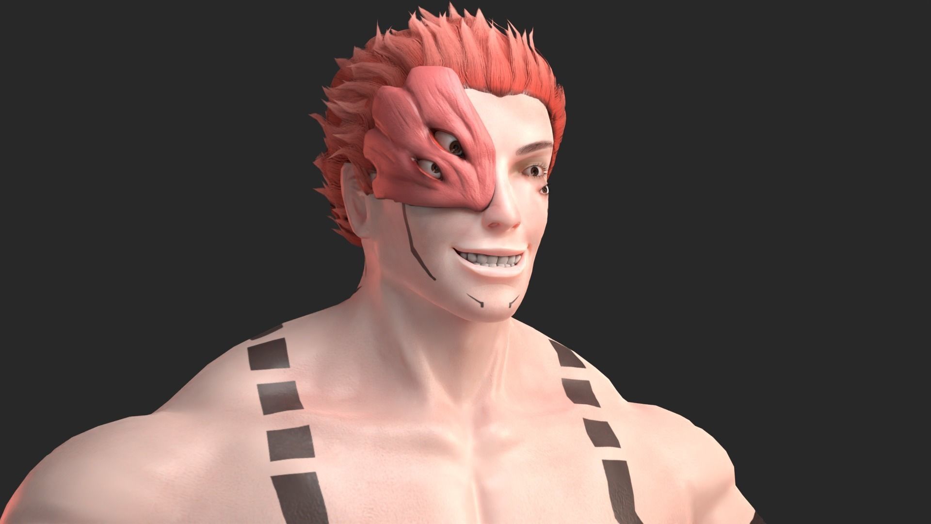 3D model Sukuna 3D character model VR / AR / low-poly | CGTrader