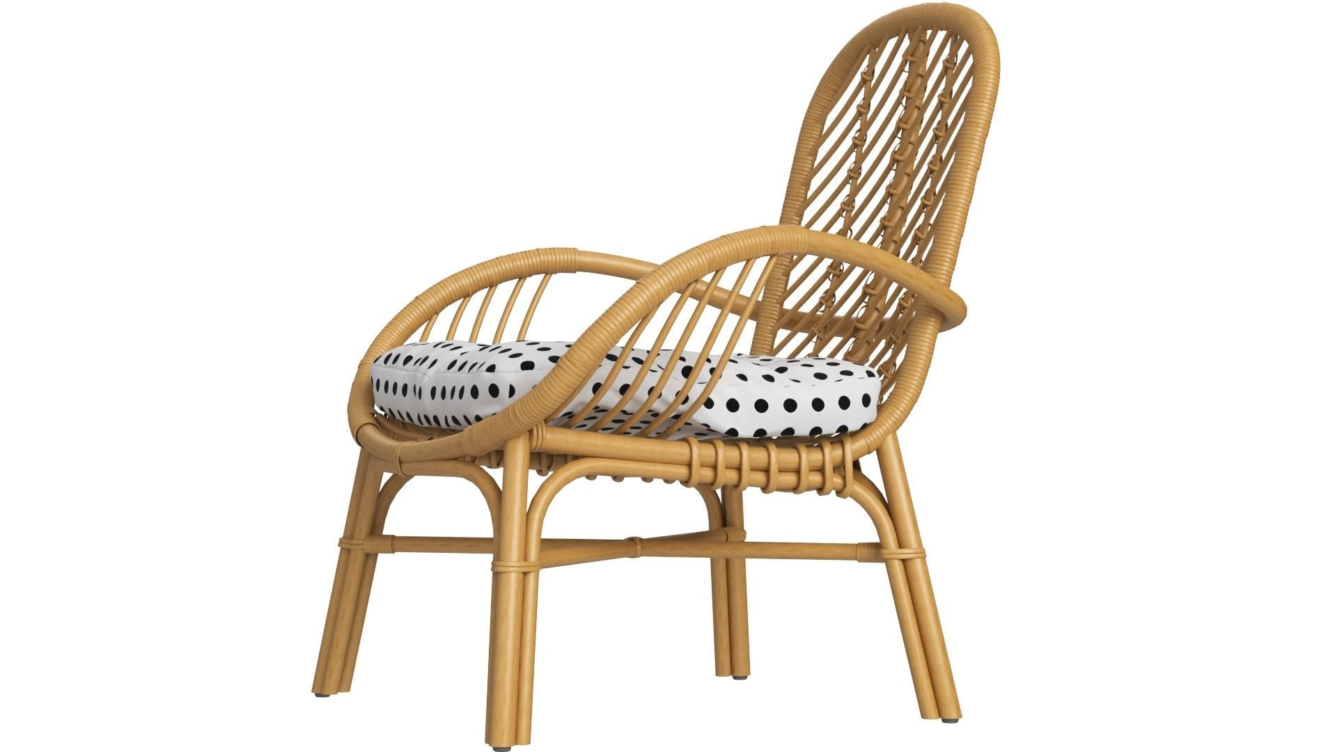 IKEA Rattan Armchair Collection 3D model | CGTrader