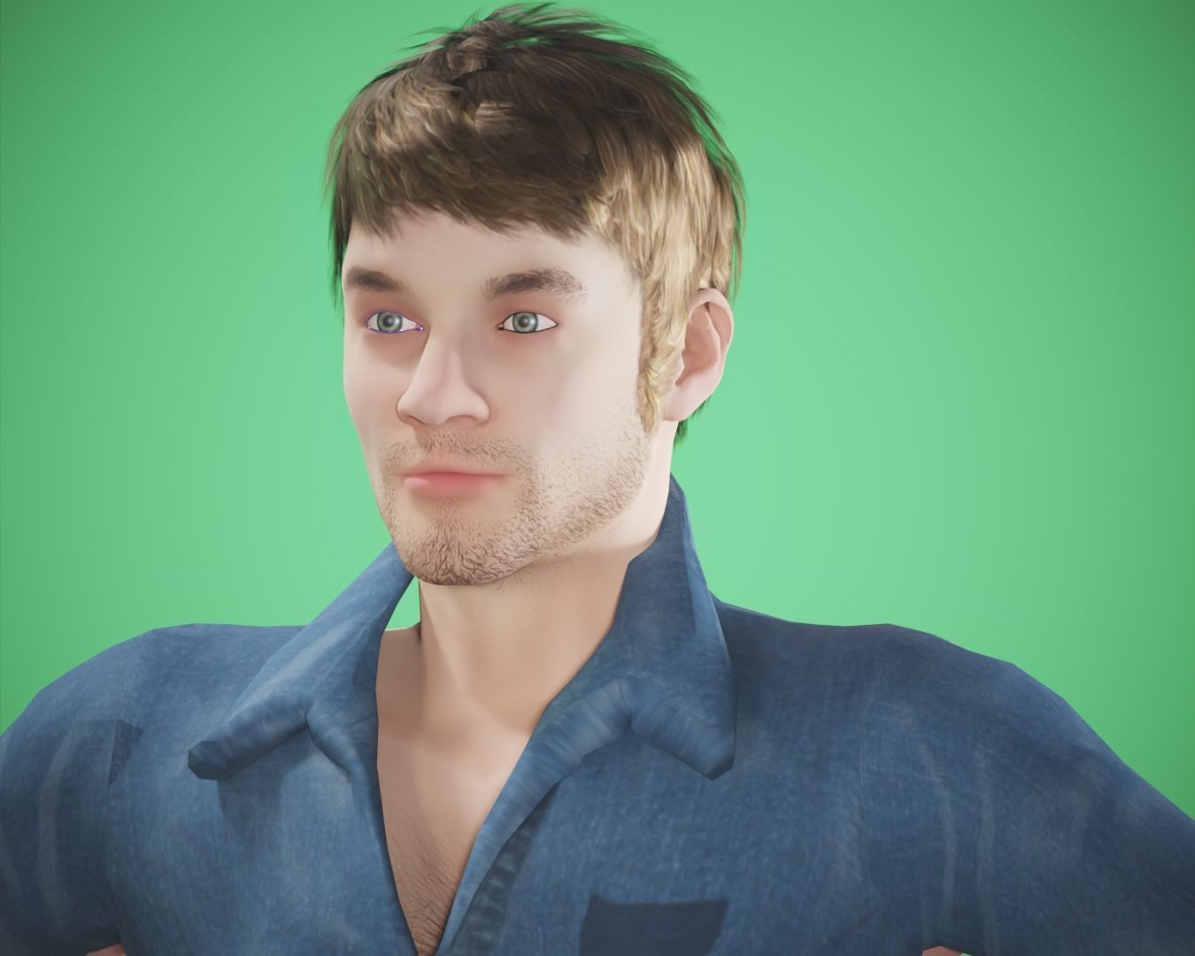 3D model game rigged boy VR / AR / low-poly | CGTrader