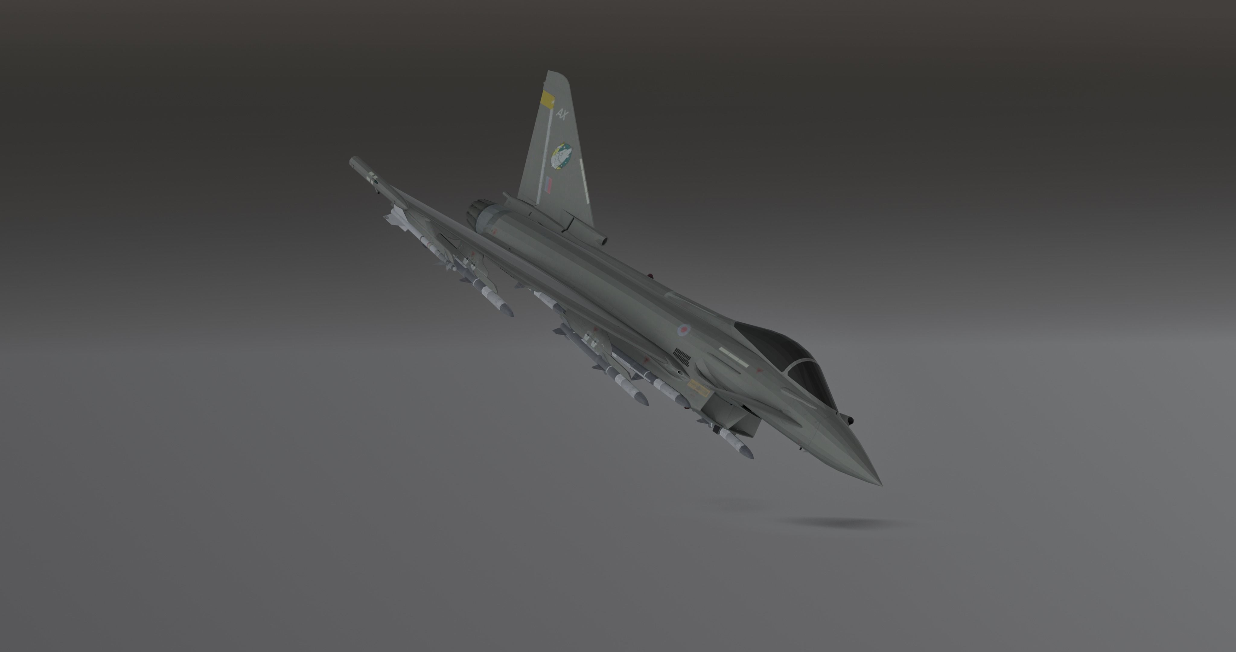 3D model Typhoon Fighter Jet - Photorealistic VR / AR / low-poly | CGTrader