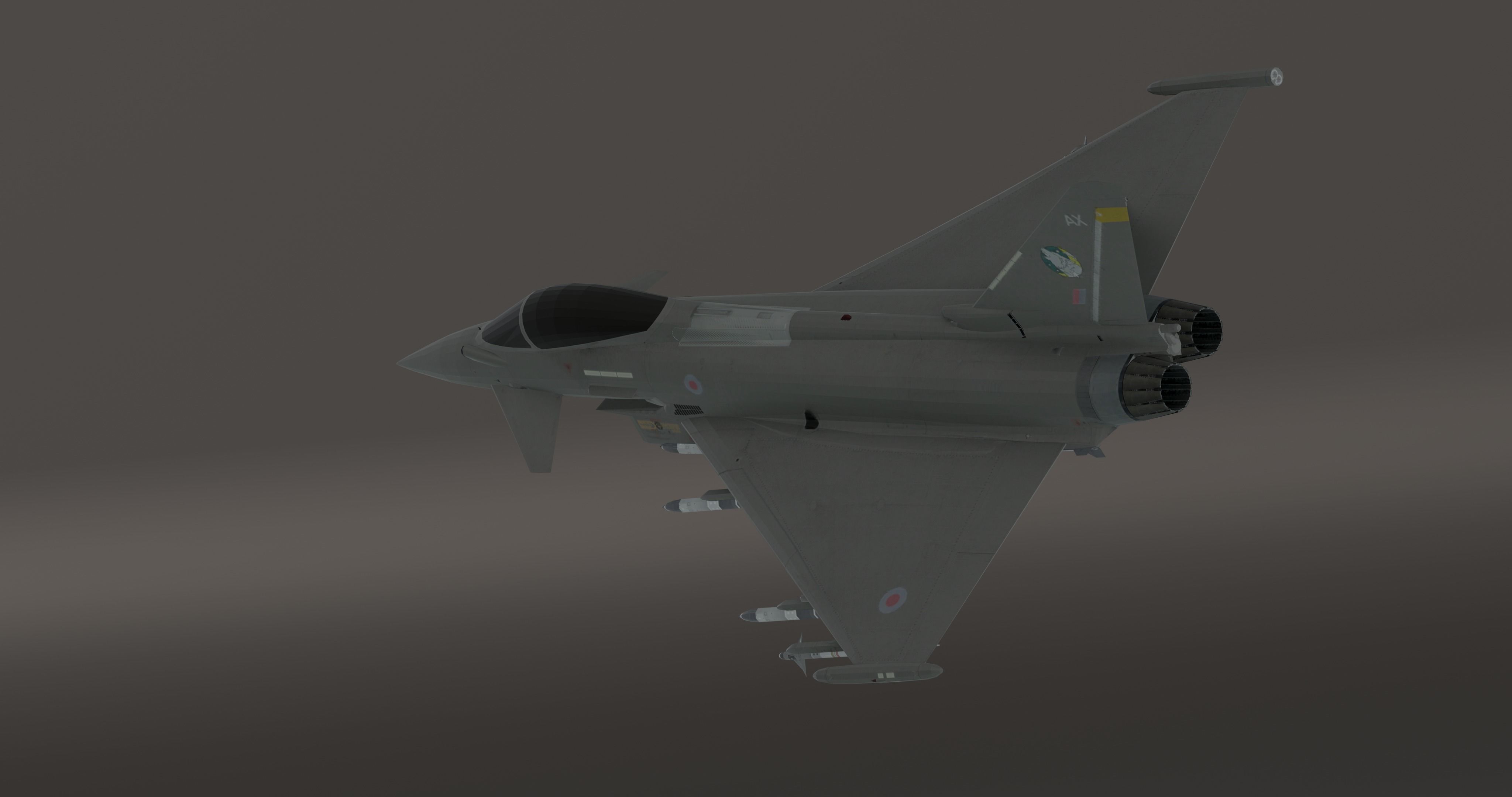 3D model Typhoon Fighter Jet - Photorealistic VR / AR / low-poly | CGTrader