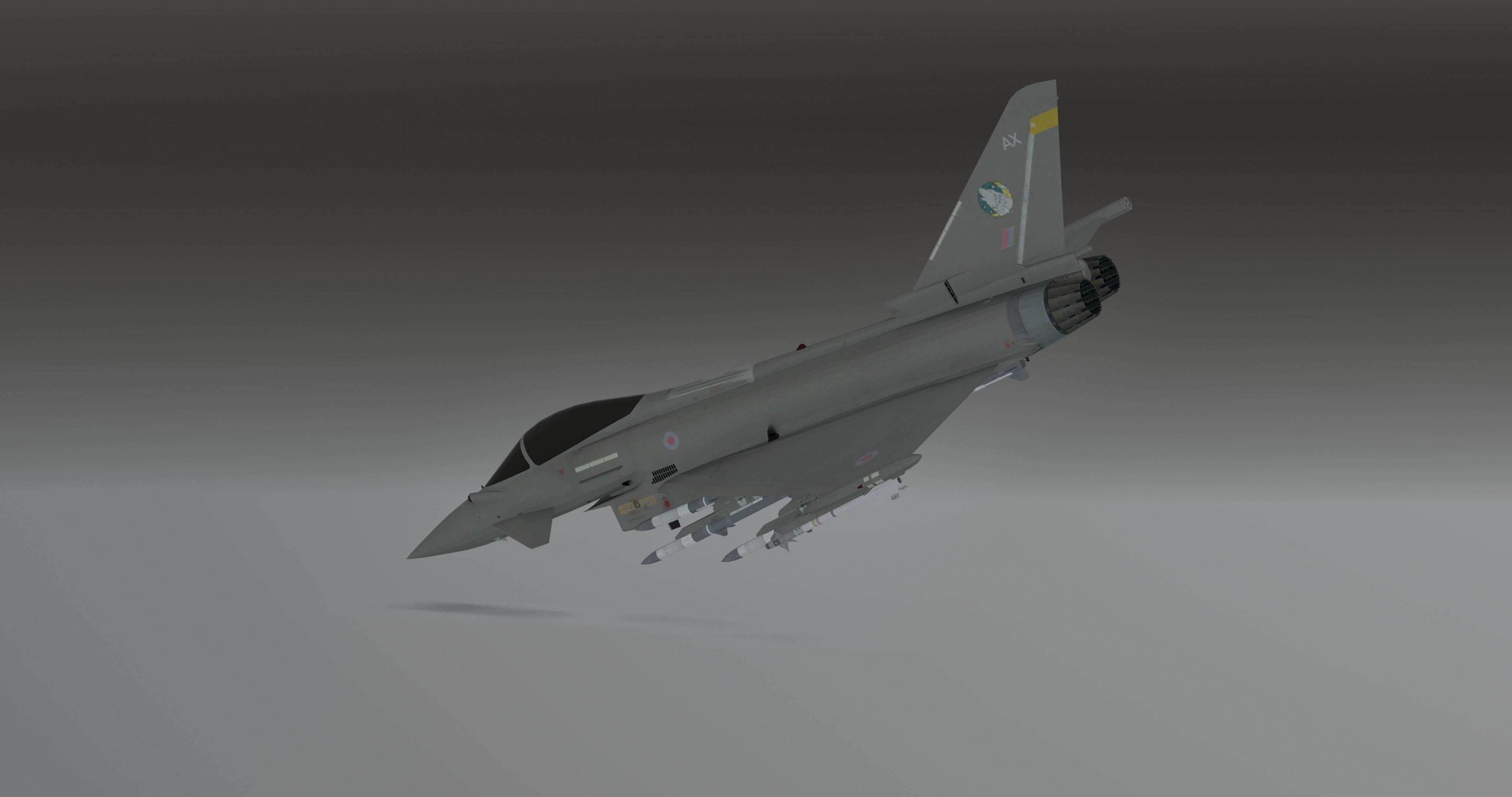 3D model Typhoon Fighter Jet - Photorealistic VR / AR / low-poly | CGTrader