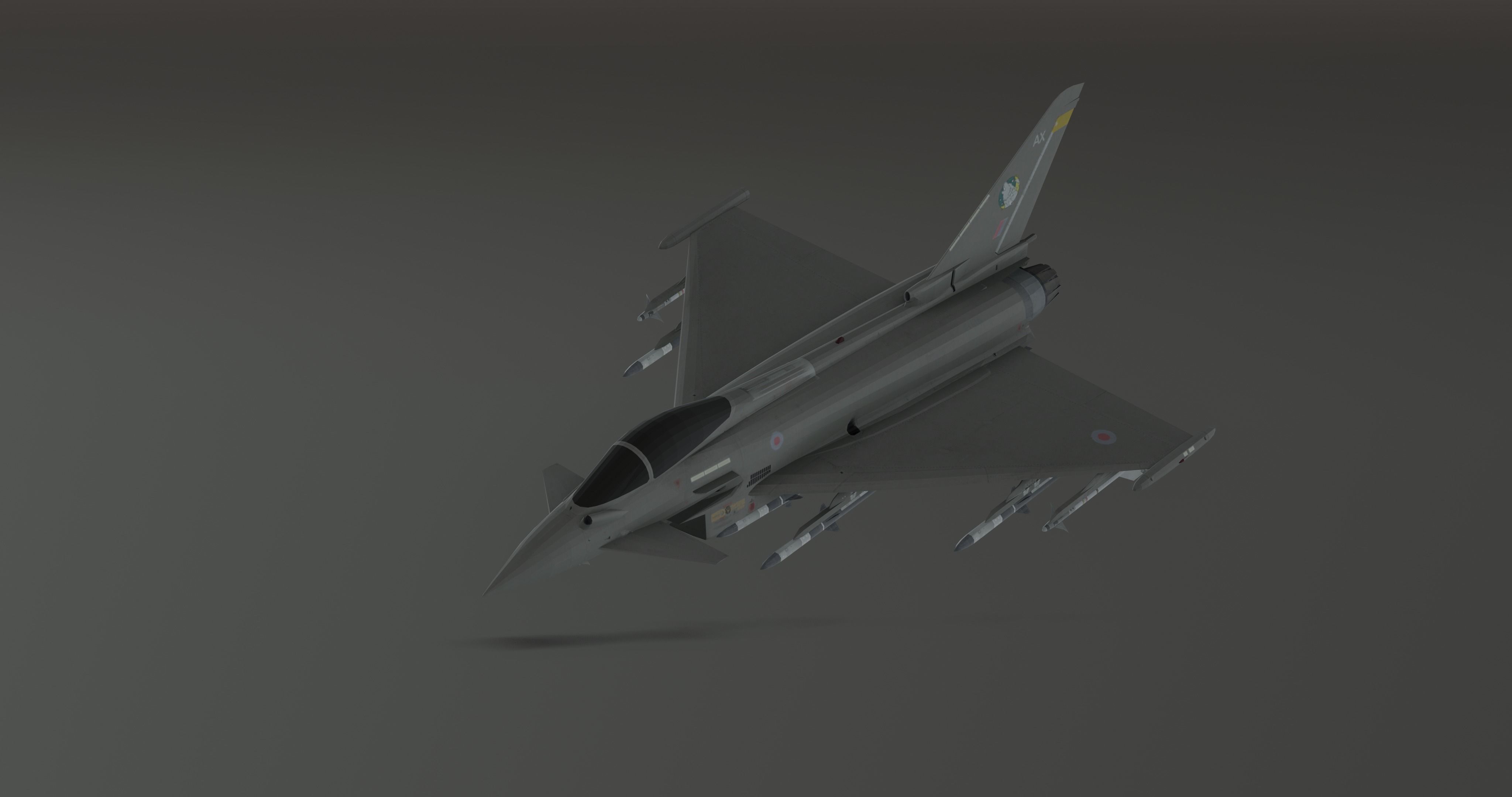3D model Typhoon Fighter Jet - Photorealistic VR / AR / low-poly | CGTrader