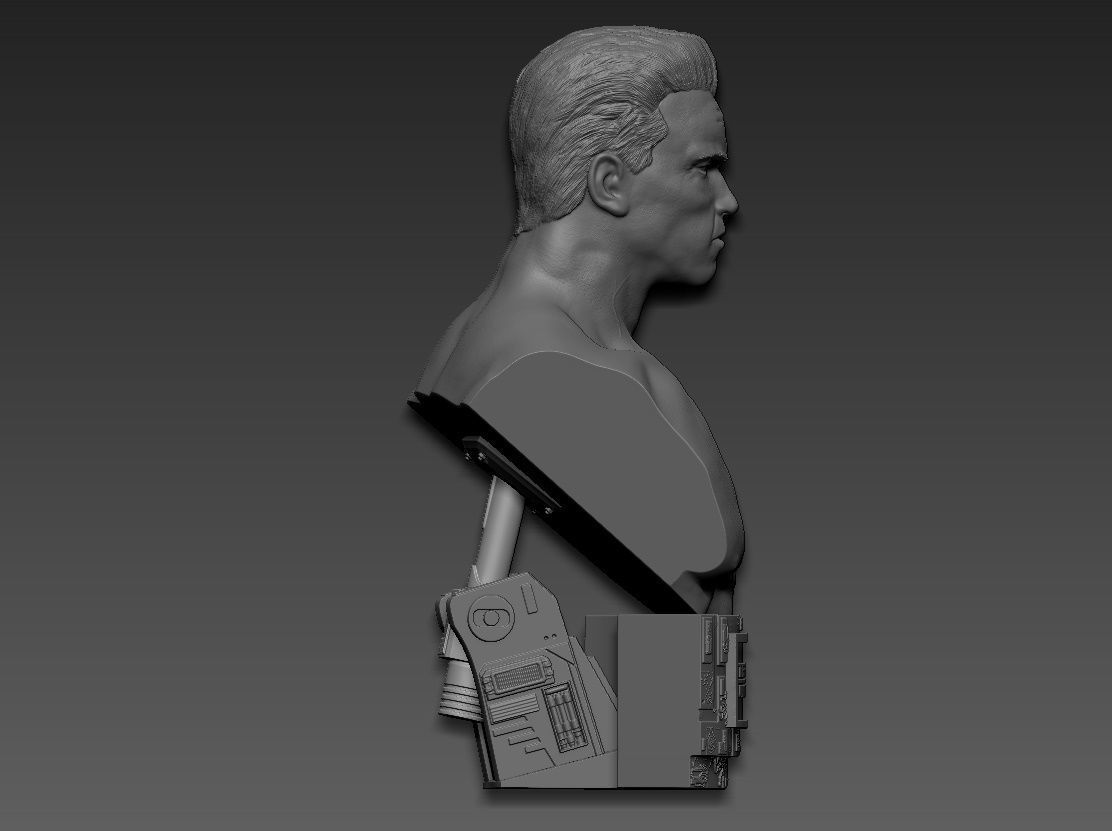 Terminator 2 Judgment Day 1991 Bust 3D model 3D printable | CGTrader