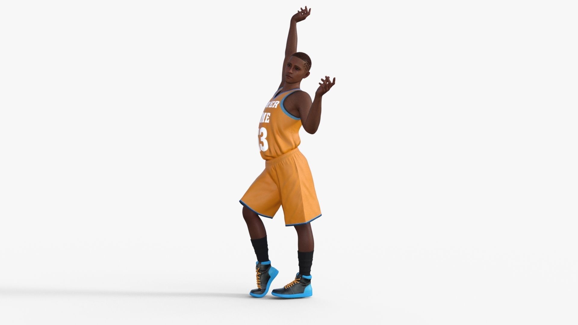 3D model Realistic Basketball Player VR / AR / low-poly | CGTrader