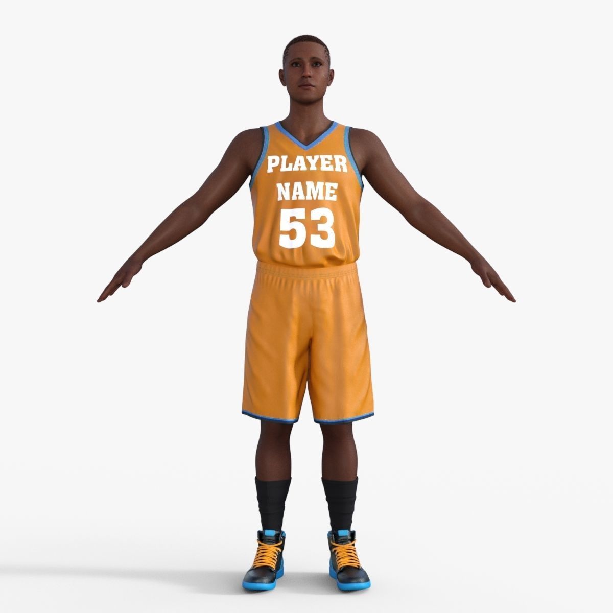 3D model Realistic Basketball Player VR / AR / low-poly | CGTrader