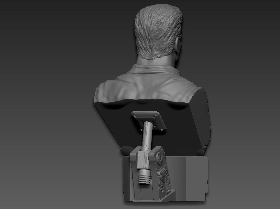 Terminator 2 Judgment Day Bust 3D model 3D printable | CGTrader